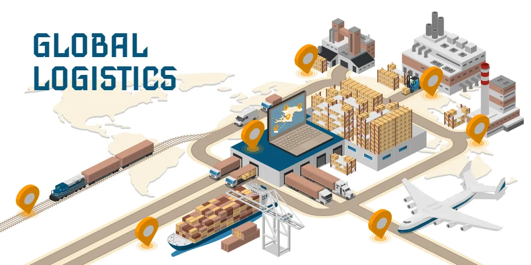 Global Logistics - Icograms Template